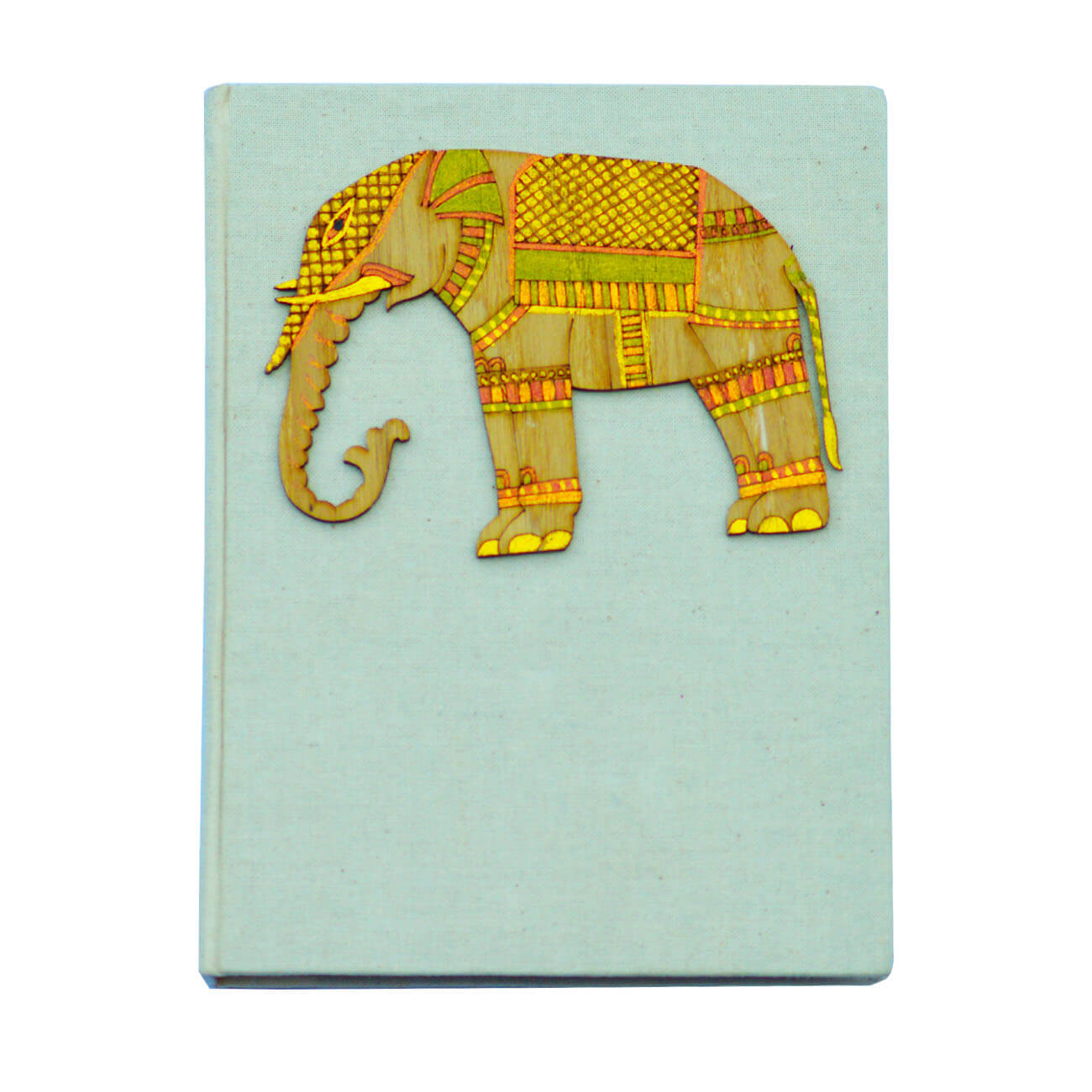Wooden Elephant Note Book - Island Designs